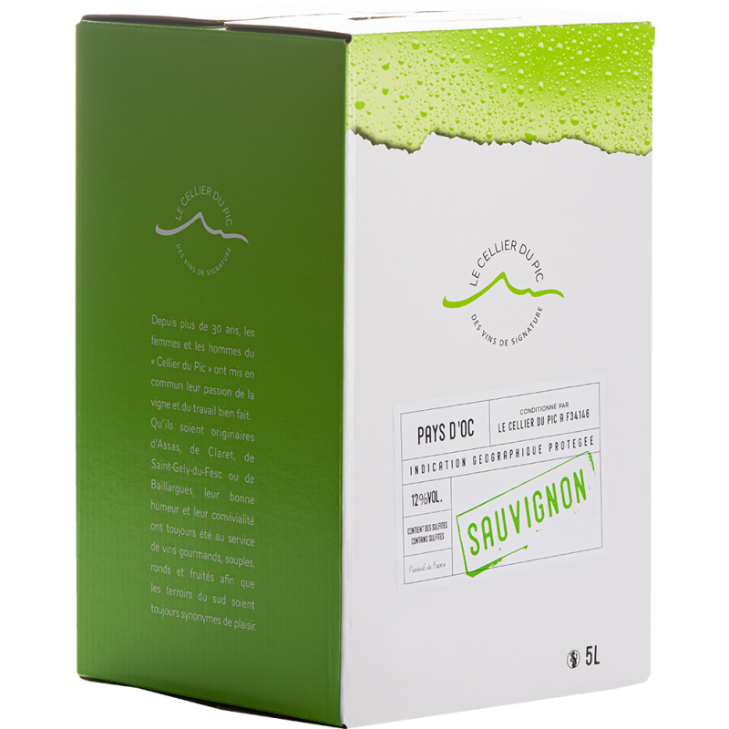 Bib vin blanc igp - Maisons des vins