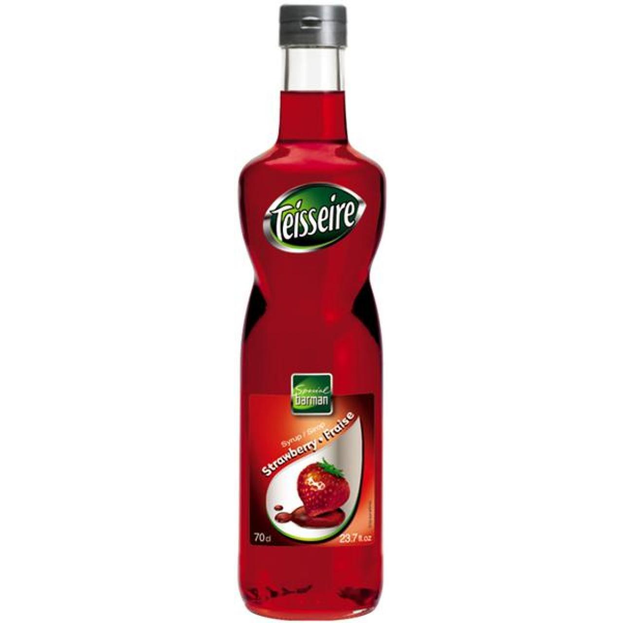 Teisseire saveur fraise "special barman" 100 cl - Maison des vins